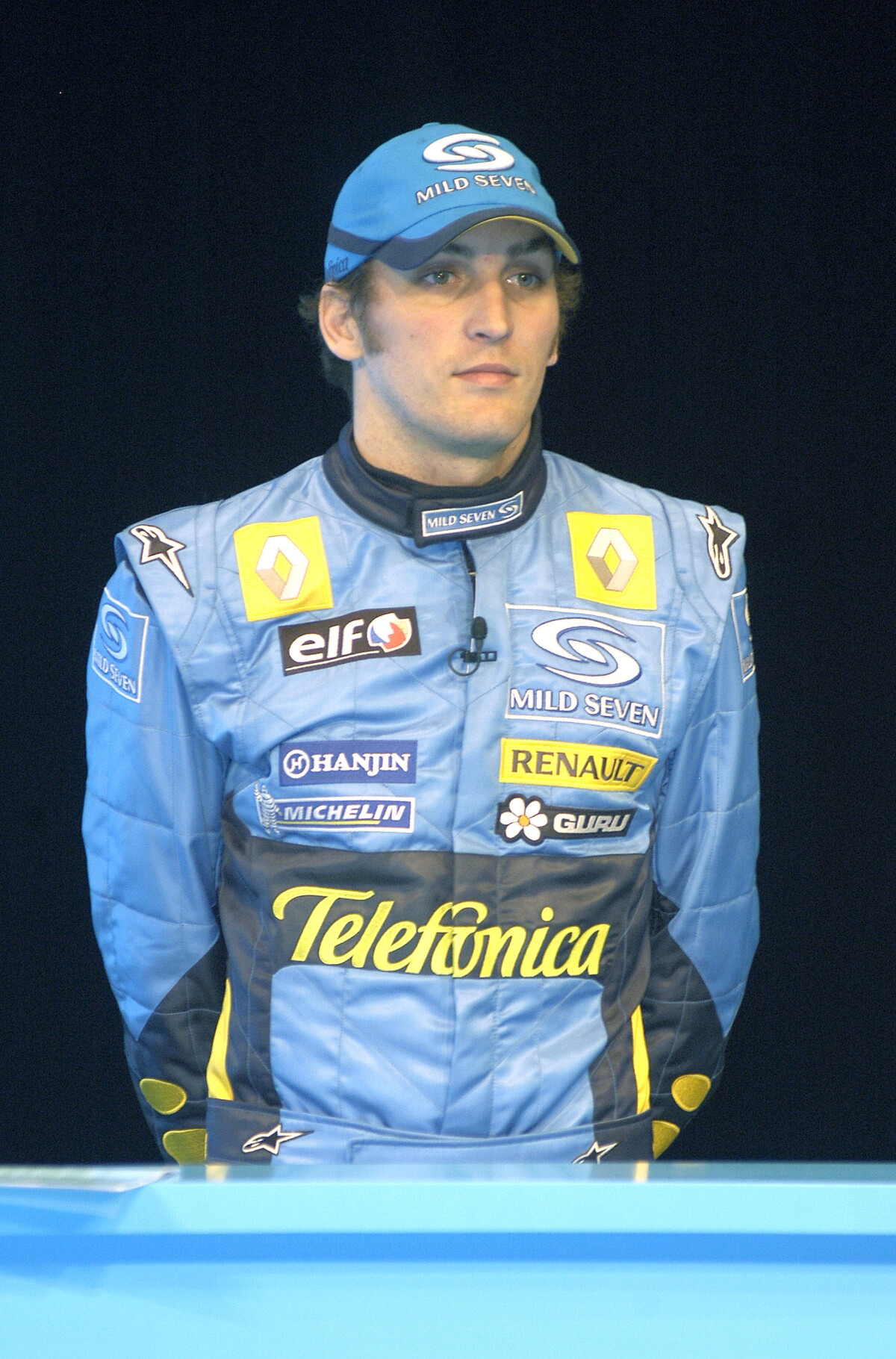 Photo : Renault Formula One test driver Franck Montagny, alors pilote d ...