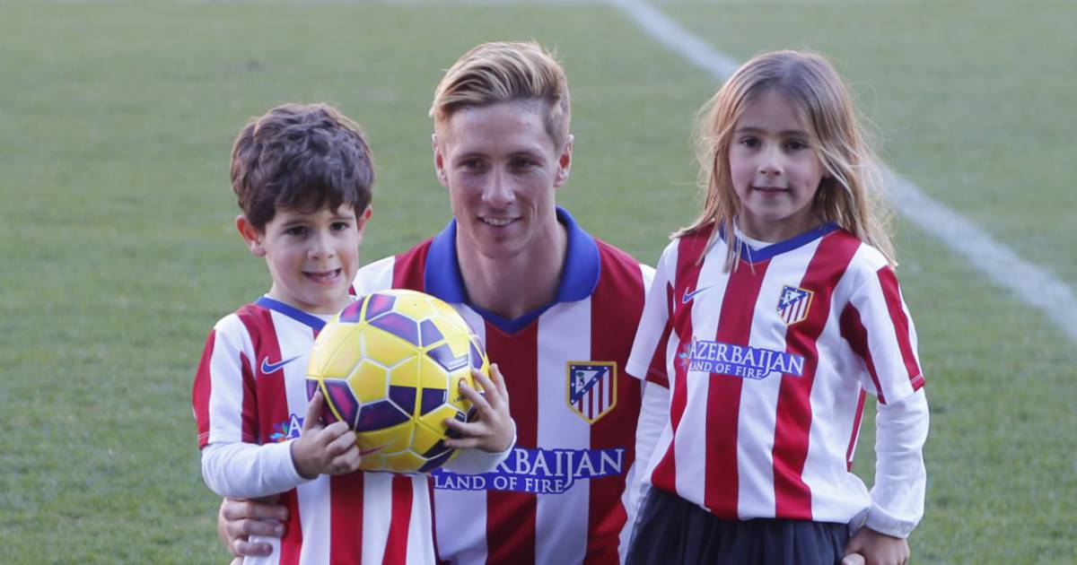 Fernando Torres à l'Atletico : Sa belle et leurs enfants fiers pour son ...