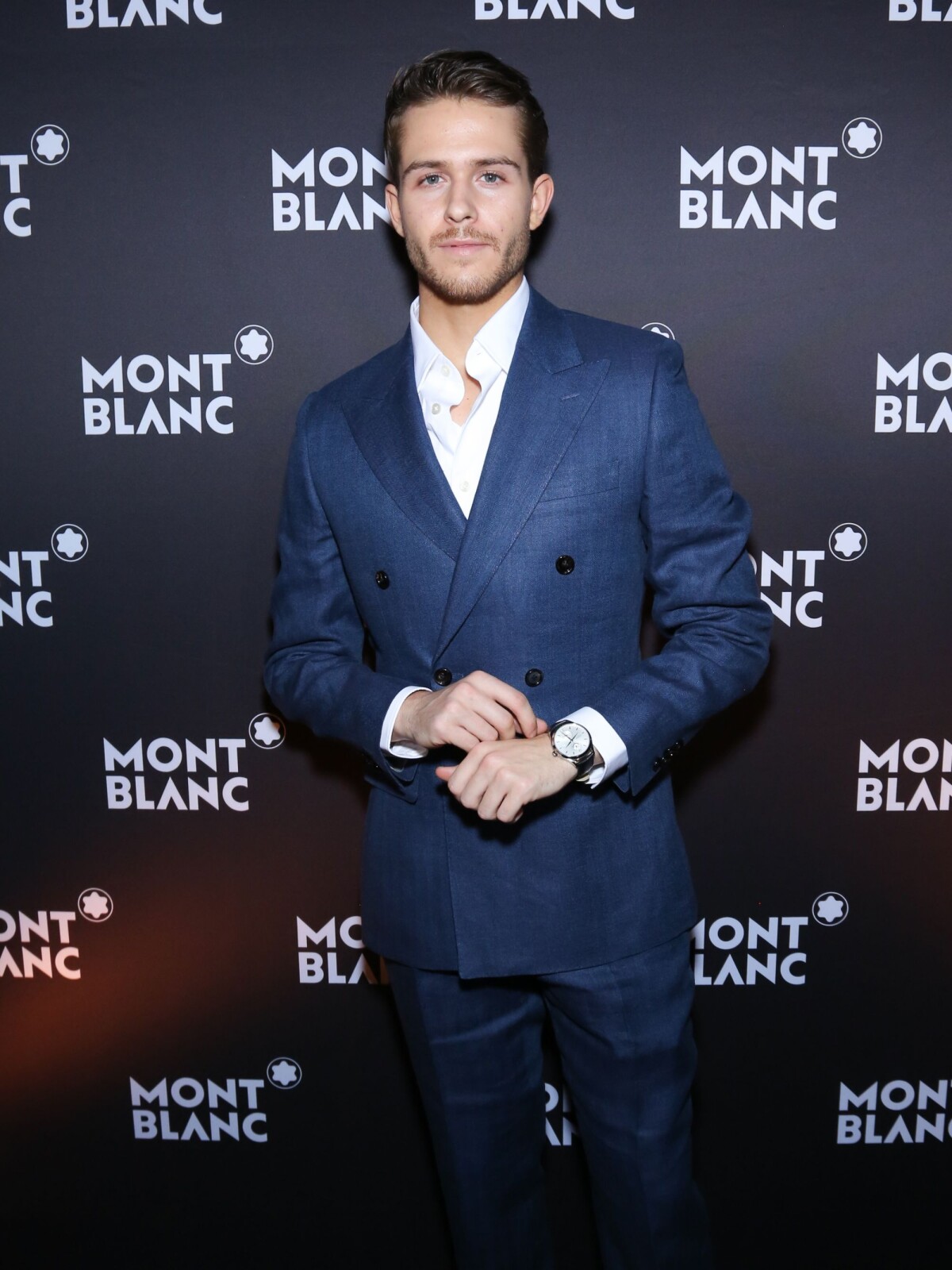 Photo : Adam Gallagher lors du dîner Montblanc organisé à Genève en ...