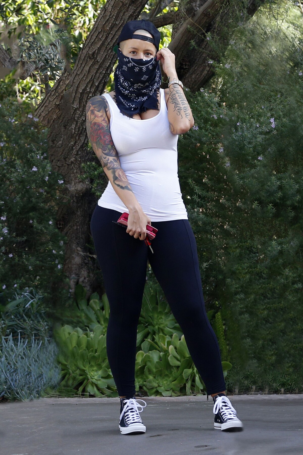 Photo : Exclusif - Amber Rose à Los Angeles le 5 février 2015. - Purepeople