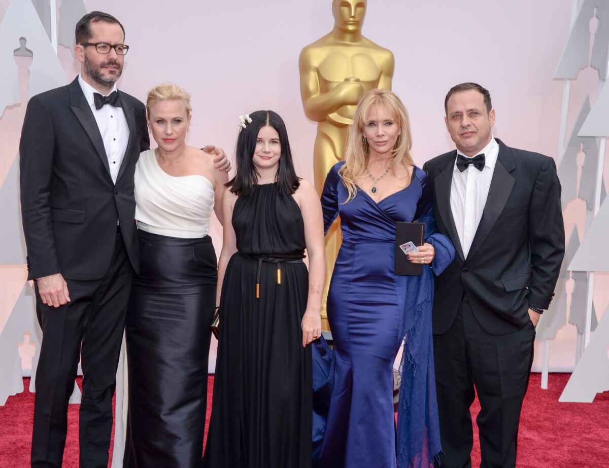 Photo : Patricia Arquette, son compagne, sa Rosanna et sa fille Rose ...