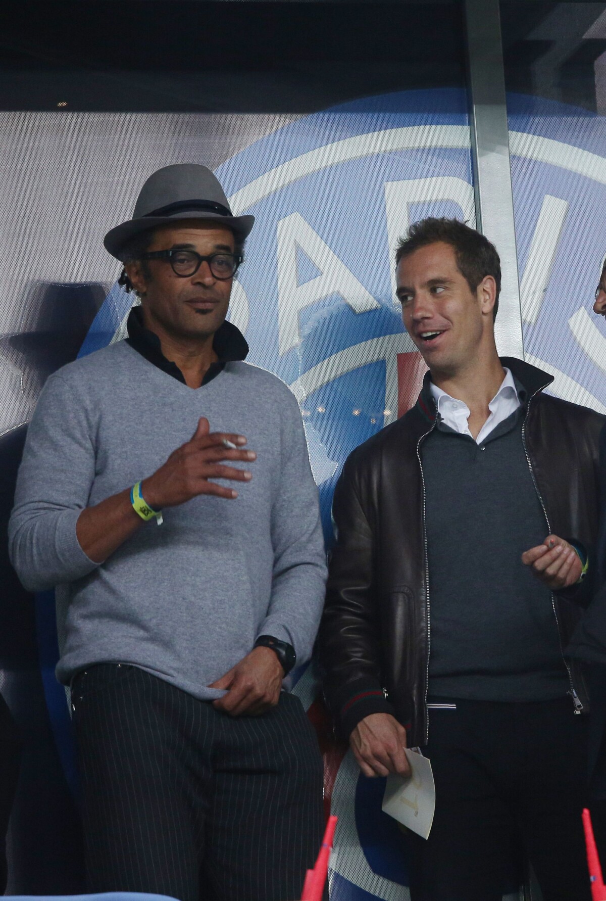 Photo : Yannick Noah et Richard Gasquet assistent à la finale de la ...