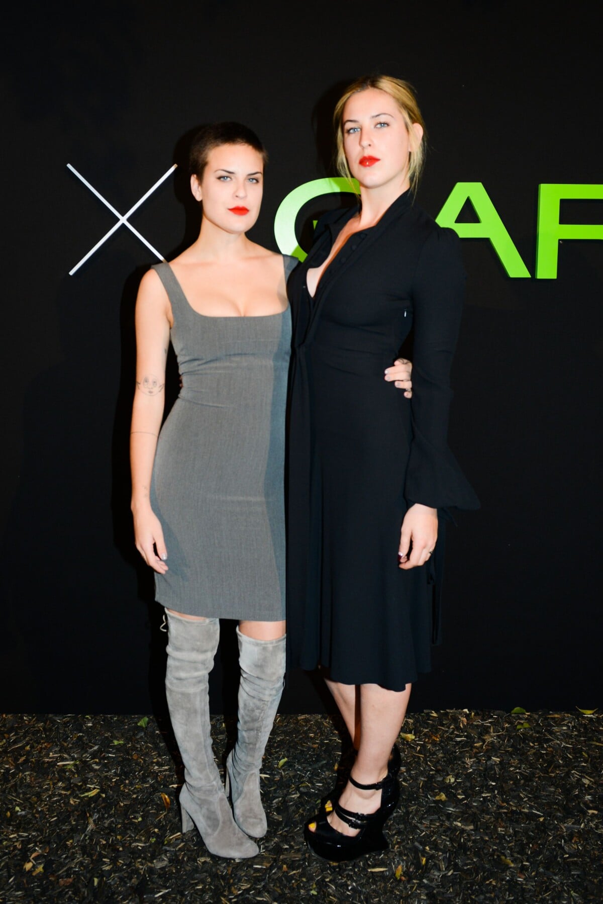 Photo : Tallulah Willis, Scout Willis lors du dîner Music x Garnier ...