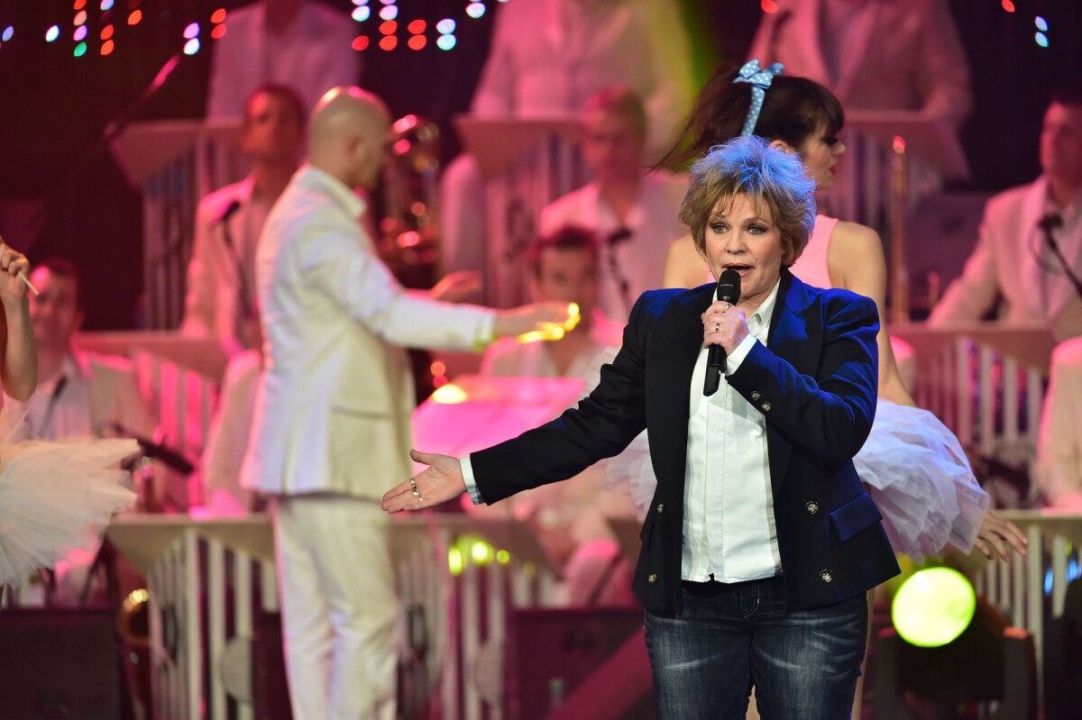 Photo : Exclusif - Sabine Paturel à l'enregistrement de l'émission Les ...