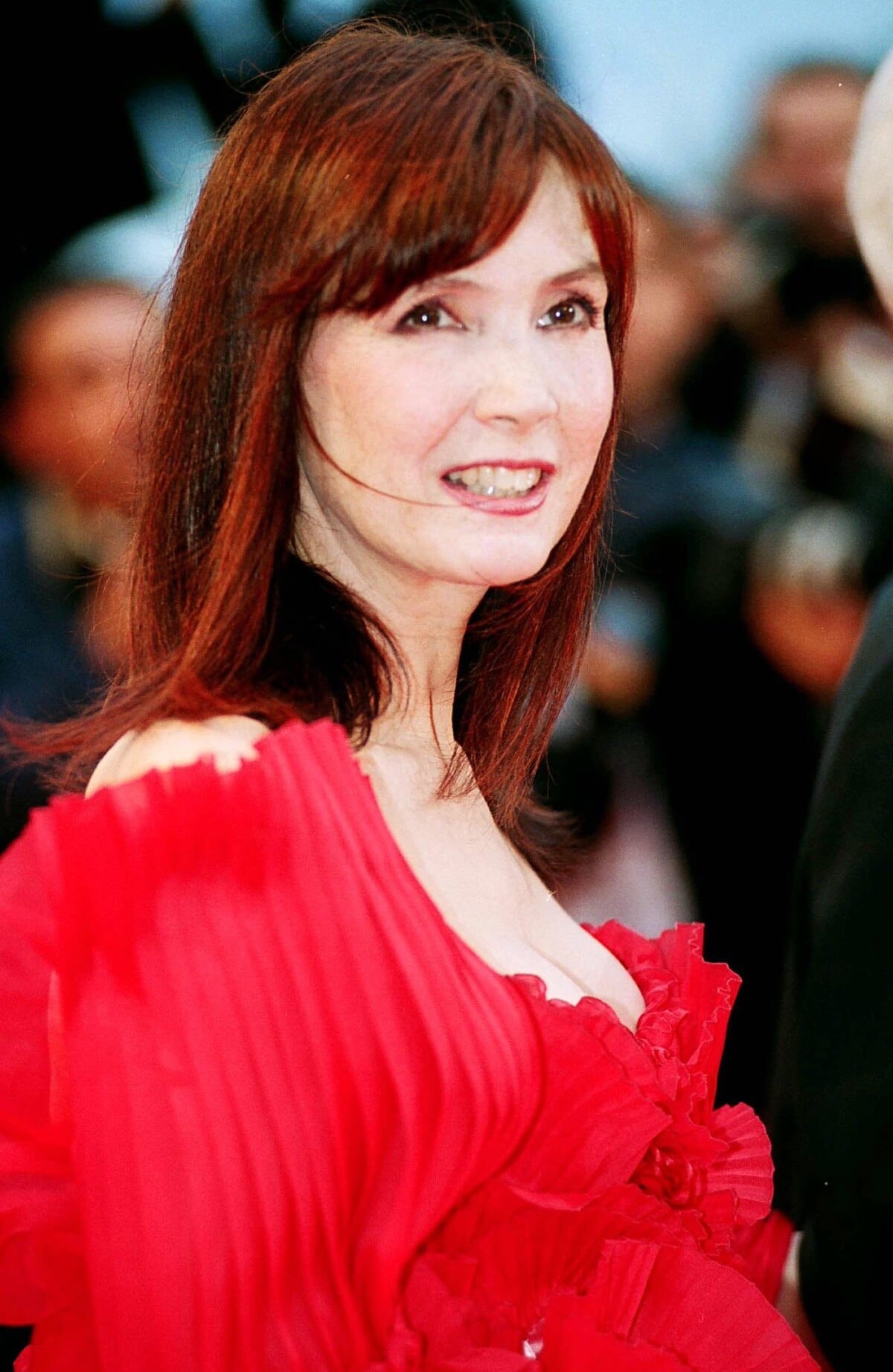 Photo : Sabine Azéma à Cannes en 2002. - Purepeople