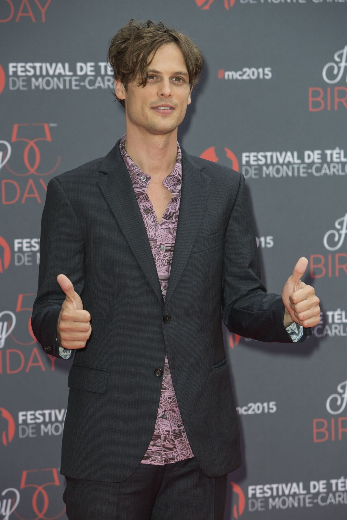 Photo : Matthew Gray Gubler - Photocall de la soirée d'anniversaire du ...