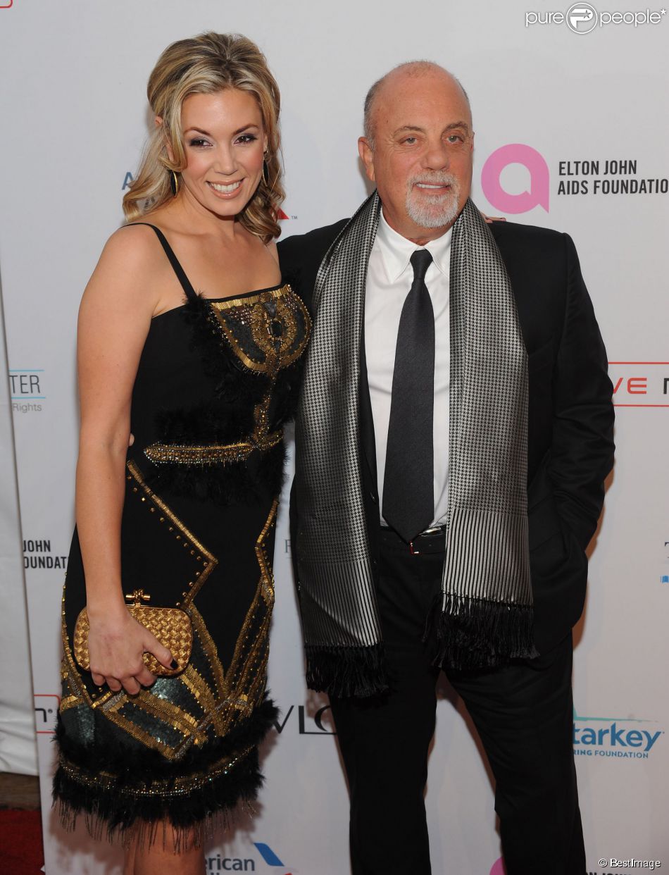Billy Joel et Alexis Broderick à la soirée Elton John AIDS Foundation ...