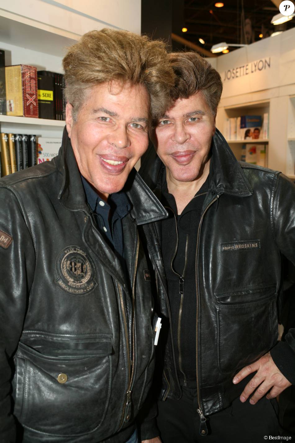 Igor et Grichka Bogdanov, à Paris en mars 2015. - Purepeople