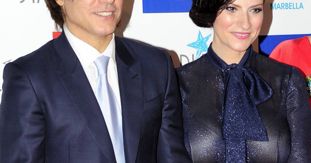 Laura Pausini et son fiancé Paolo Carta - People lors du Starlite Gala ...