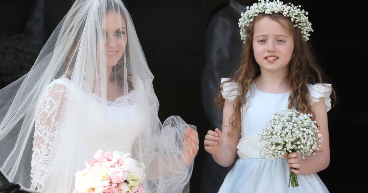 Geri Halliwell et sa fille Bluebell - Mariage de Geri Halliwell et ...