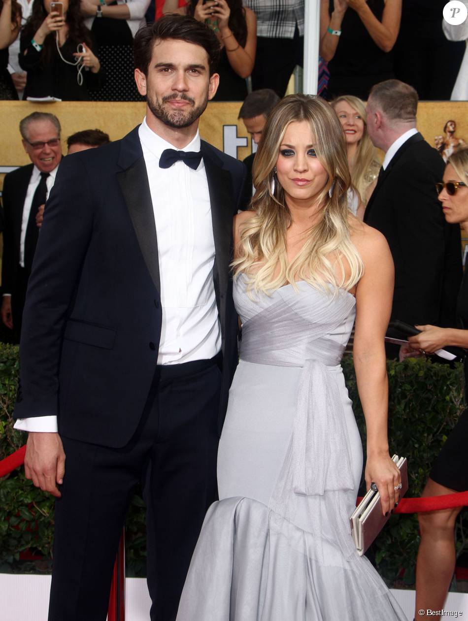 Kaley Cuoco et son mari Ryan Sweeting - 20e cérémonie des Screen Actors ...