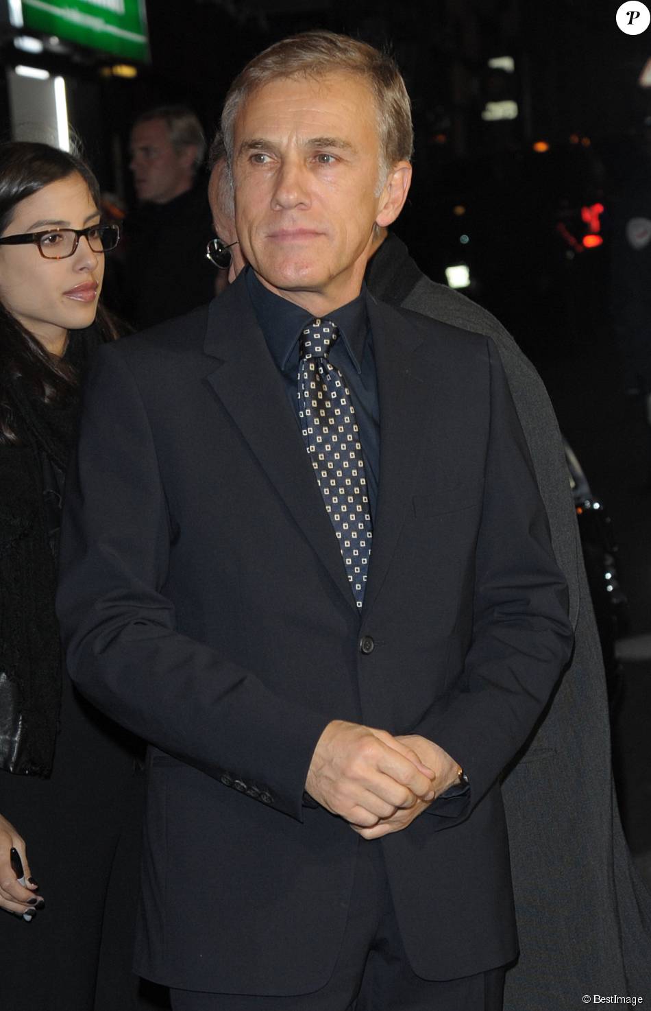Christoph Waltz à l'avant-première du film 007 Spectre au Grand Rex à ...