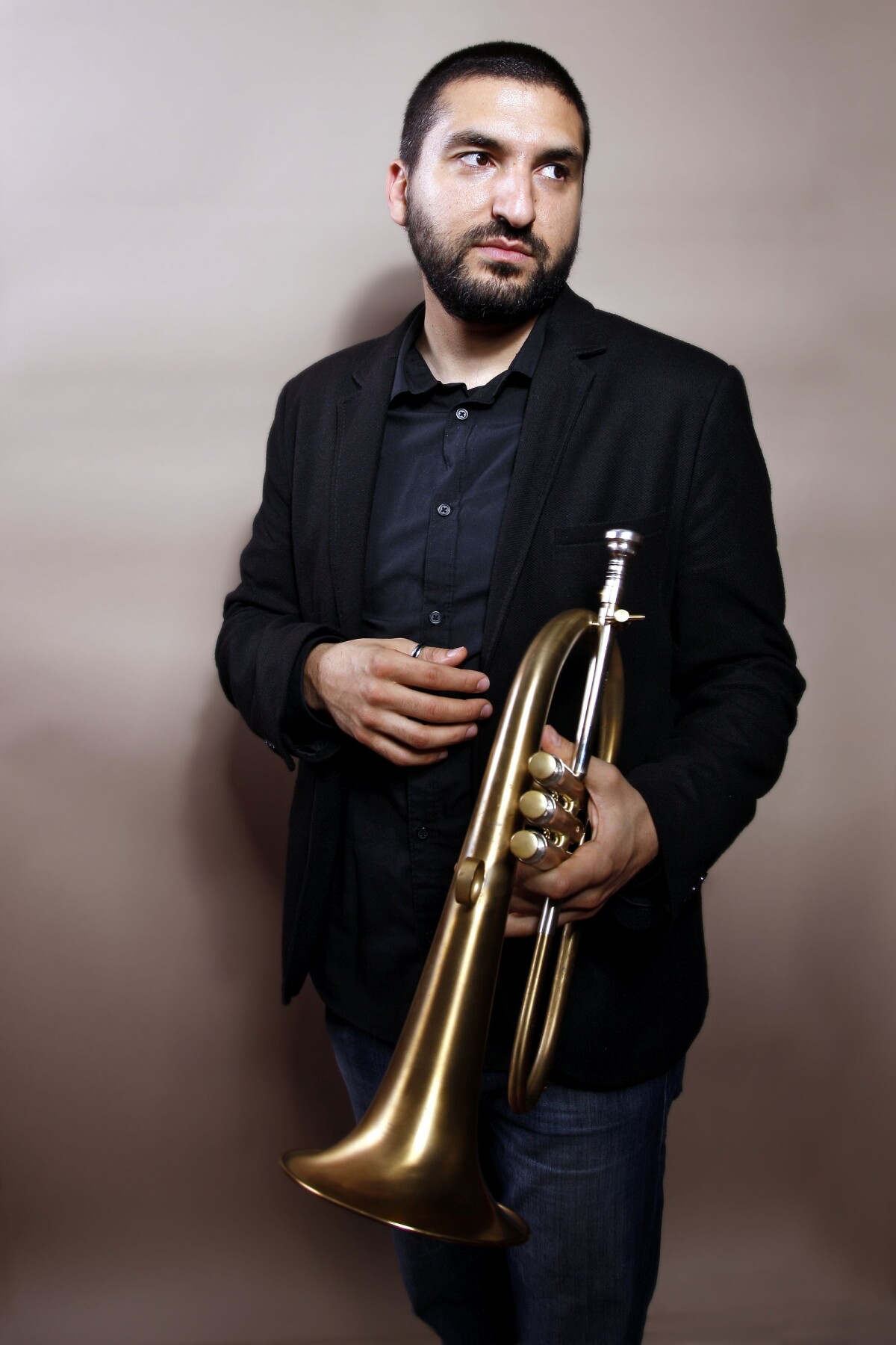 Photo : Portrait de Ibrahim Maalouf, Paris. 2014 - Purepeople