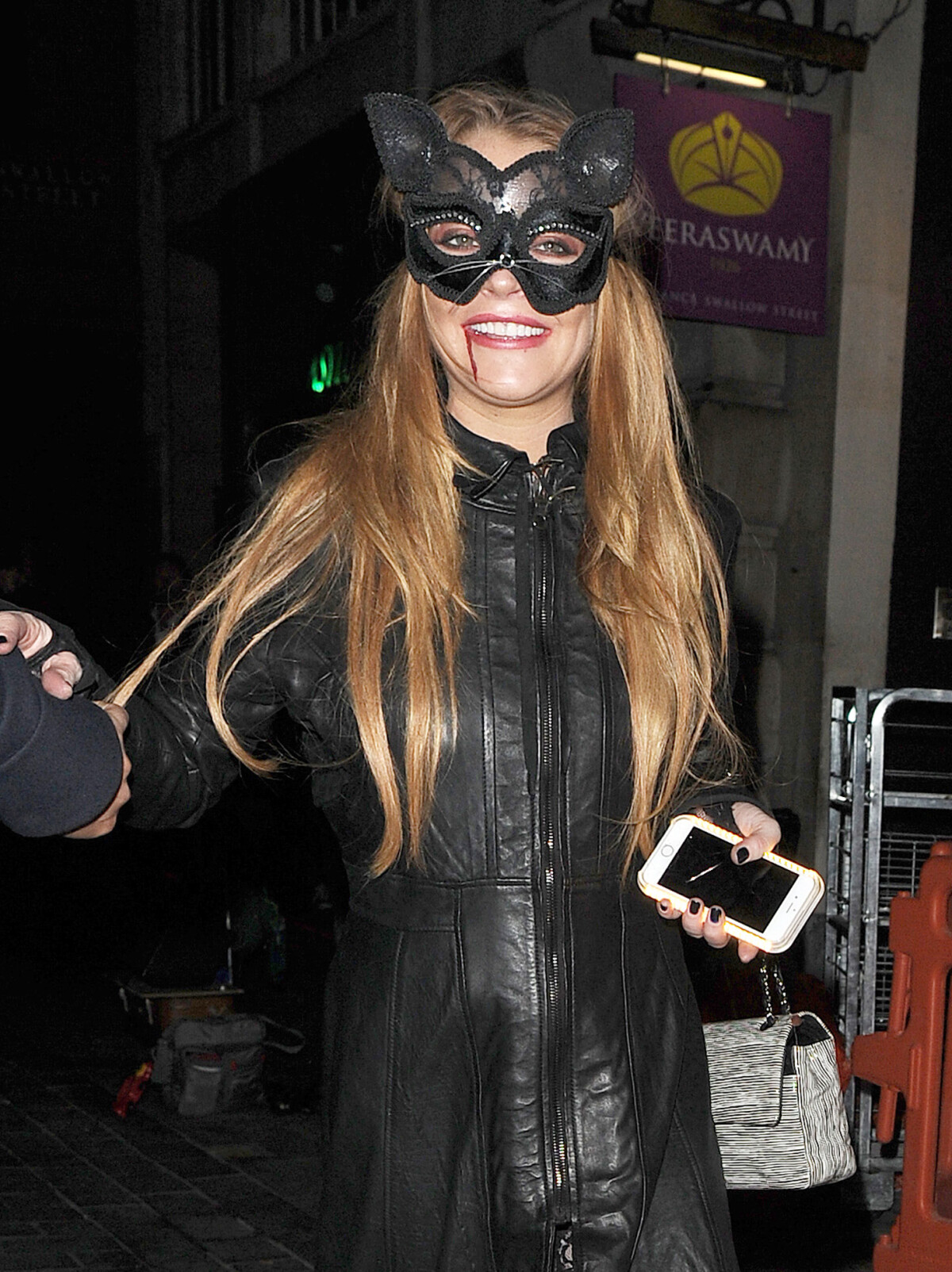 Photo : Lindsay Lohan à une soirée déguisée pour Halloween à Londres ...