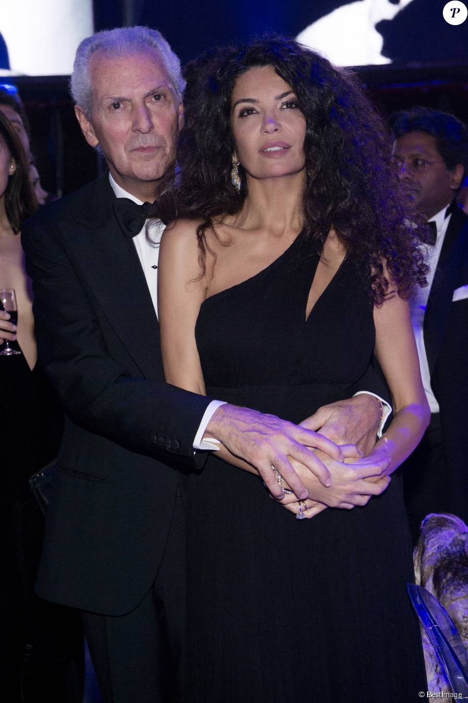 Marco Tronchetti Provera et sa femme Afef Jnifen assiste au dîner de ...