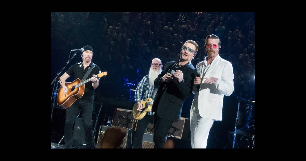 The Edge, Bono et Jesse Hughes - Le groupe Eagles of Death Metal invité ...