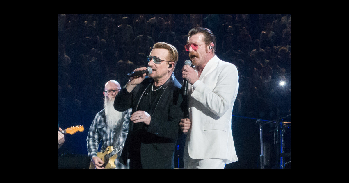 U2 : Émouvant avec Eagles of Death Metal, de retour à Paris après les ...