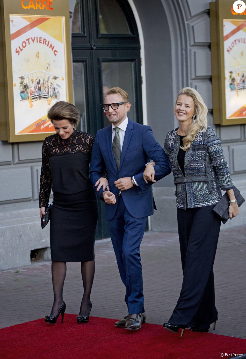 La princesse Annette, le prince Bernhard d'Orange-Nassau et la ...