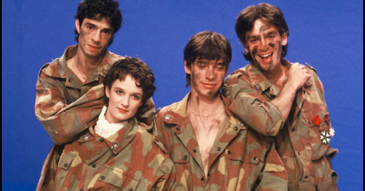 Le groupe Téléphone, composé de Jean-Louis Aubert, Louis Bertignac ...