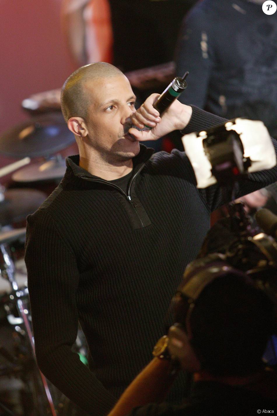 Rim'K lors d'une émission de radio à Paris, le 11 mars 2008 - Purepeople