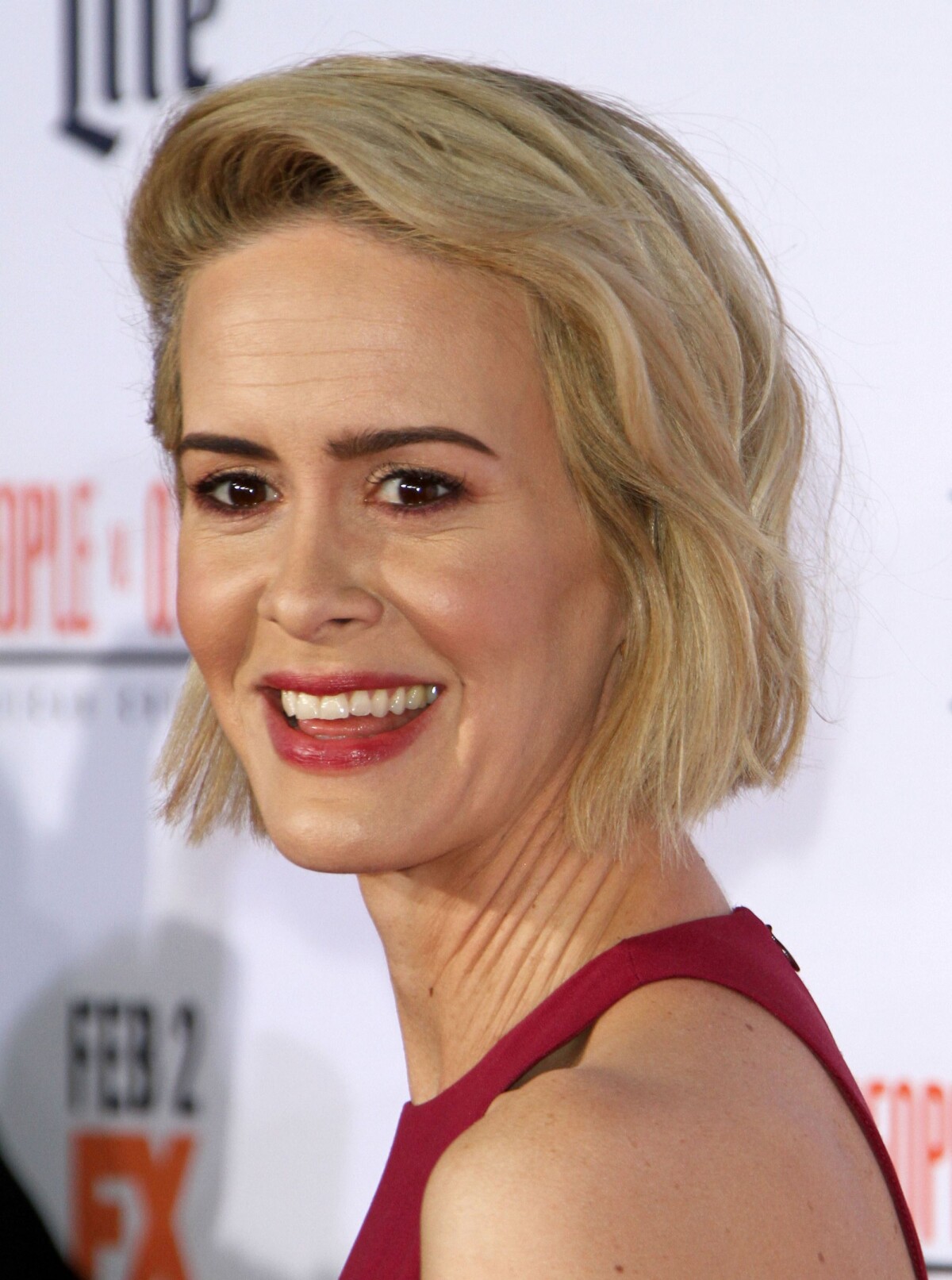 Photo : Sarah Paulson - Première de la série "The People v. O.J ...