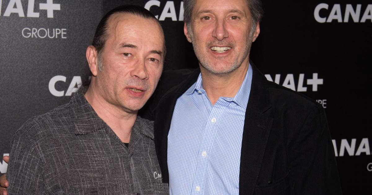 Stéphane Saunier et Antoine De Caunes - Soirée des animateurs du Groupe ...