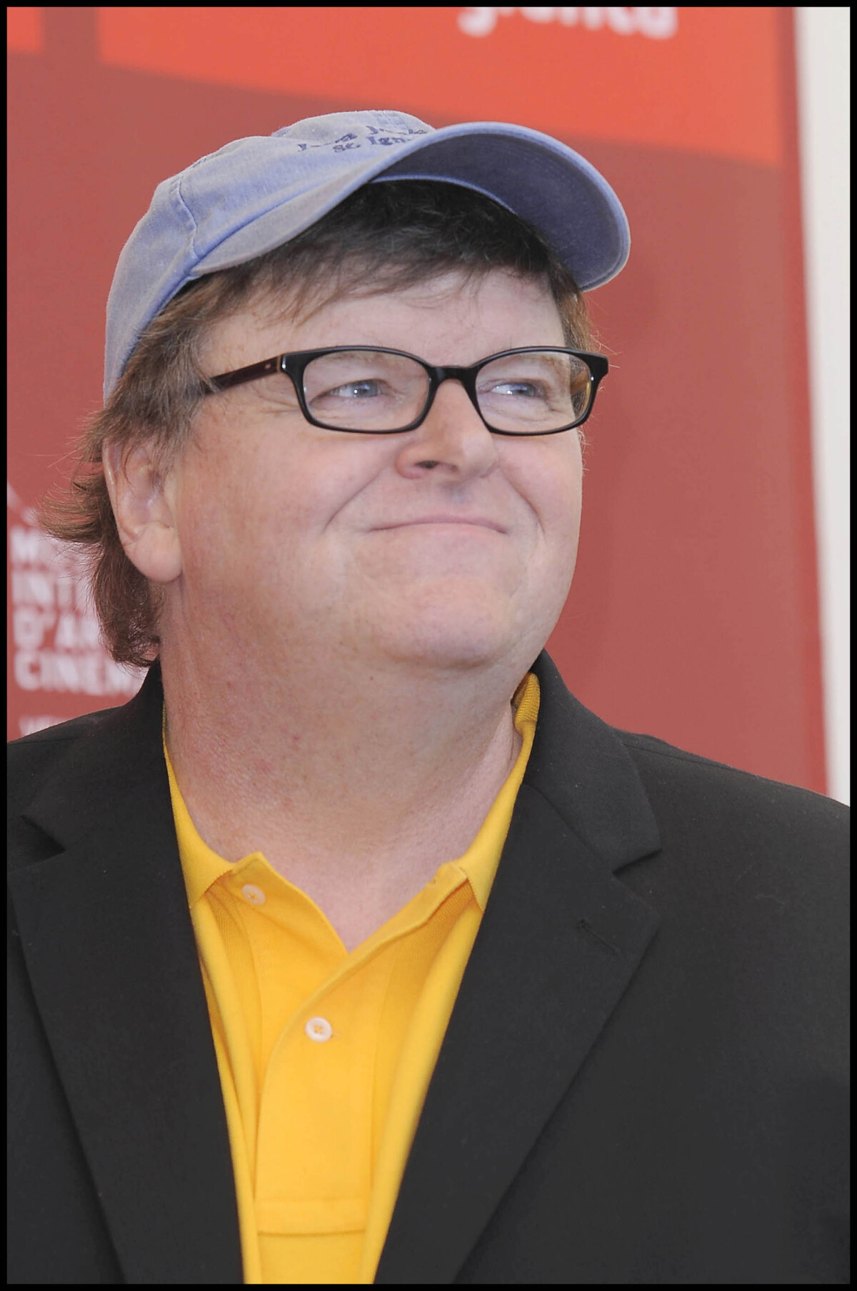 Photo : Michael Moore à Venise en 2009. - Purepeople