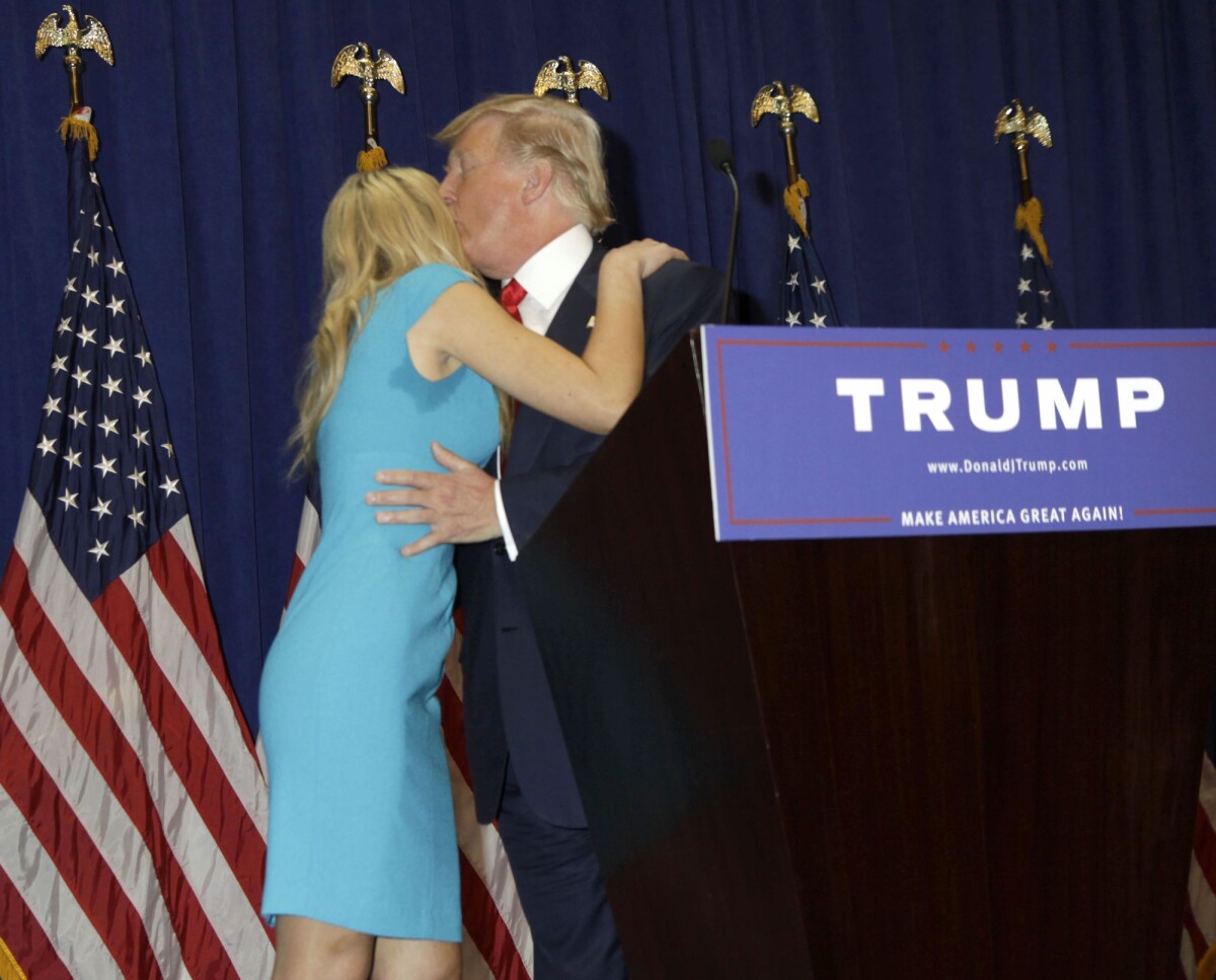 Photo : Donald Trump, Tiffany Trump - Donald Trump se déclare candidat ...