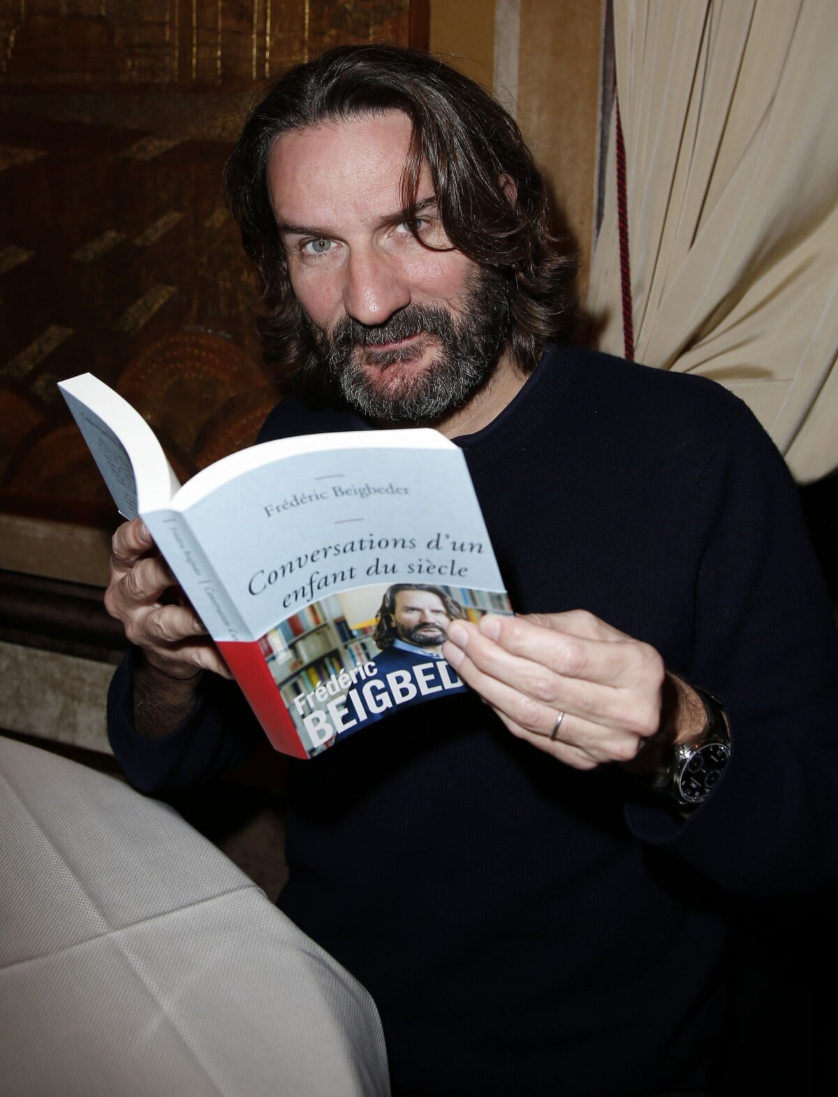 Photo : Frédéric Beigbeder - Le 38e cocktail des écrivains dans les ...
