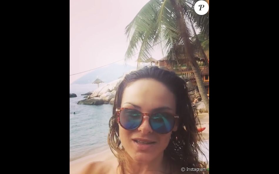 Géraldine Lapalus Camping Paradis Sublime En Direct Des Ses Vacances En Thailande Purepeople