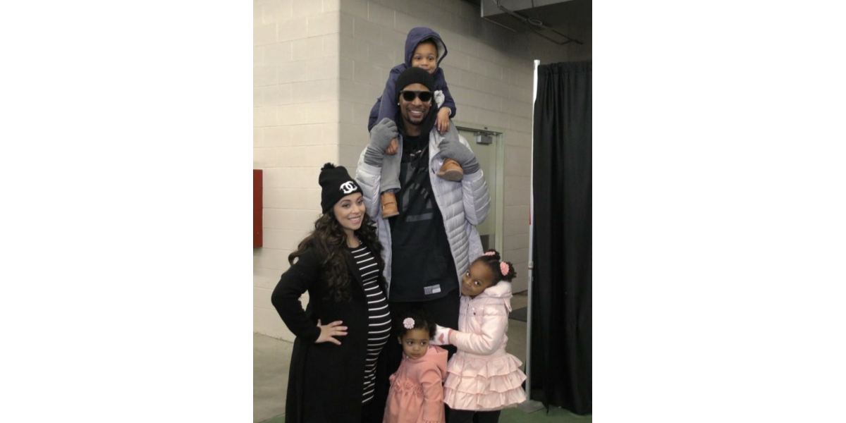 Photo : Chris Bosh et sa femme Adrienne (photo Instagram février 2016 ...