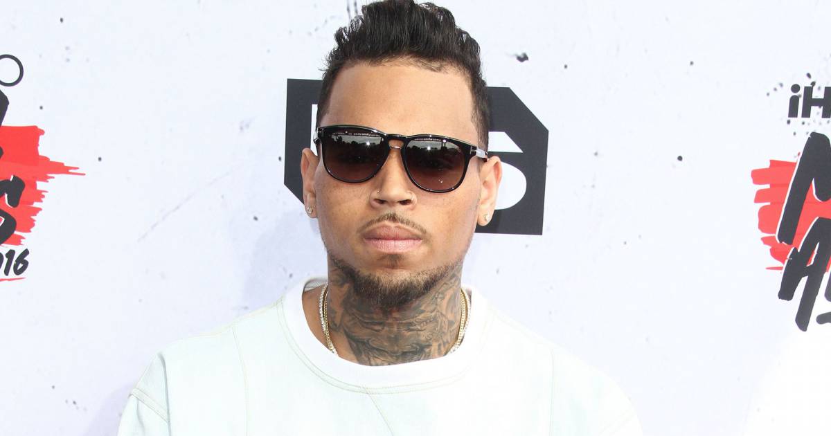 Chris Brown à la soirée des iHeartRadio Music Awards à Inglewood, le 3 ...
