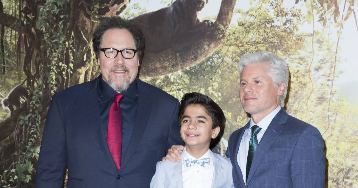 Jon Favreau et Neel Sethi et le producteur Brigham Taylor - Avant ...