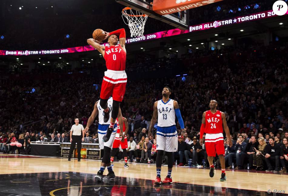 Russell Westbrook lors du NBA All Star Game 2016 à Toronto. Le 14 ...