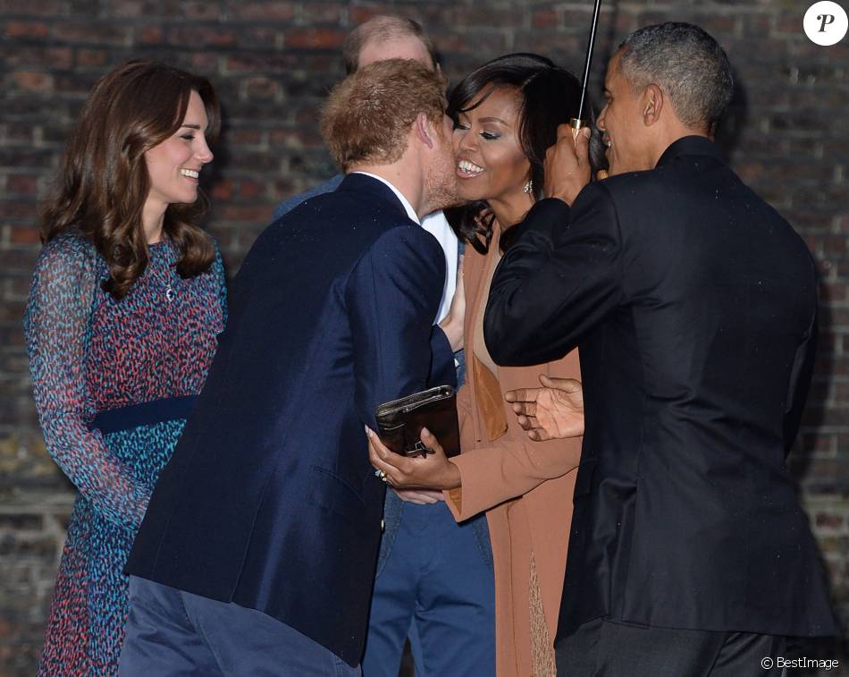 Le prince William et Kate Middleton reçoivent Barack Obama et sa femme ...