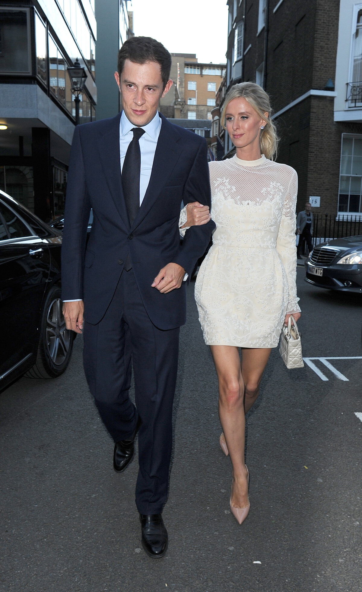 Photo : James Rothschild et sa fiancée Nicky Hilton à la Soirée de pré ...