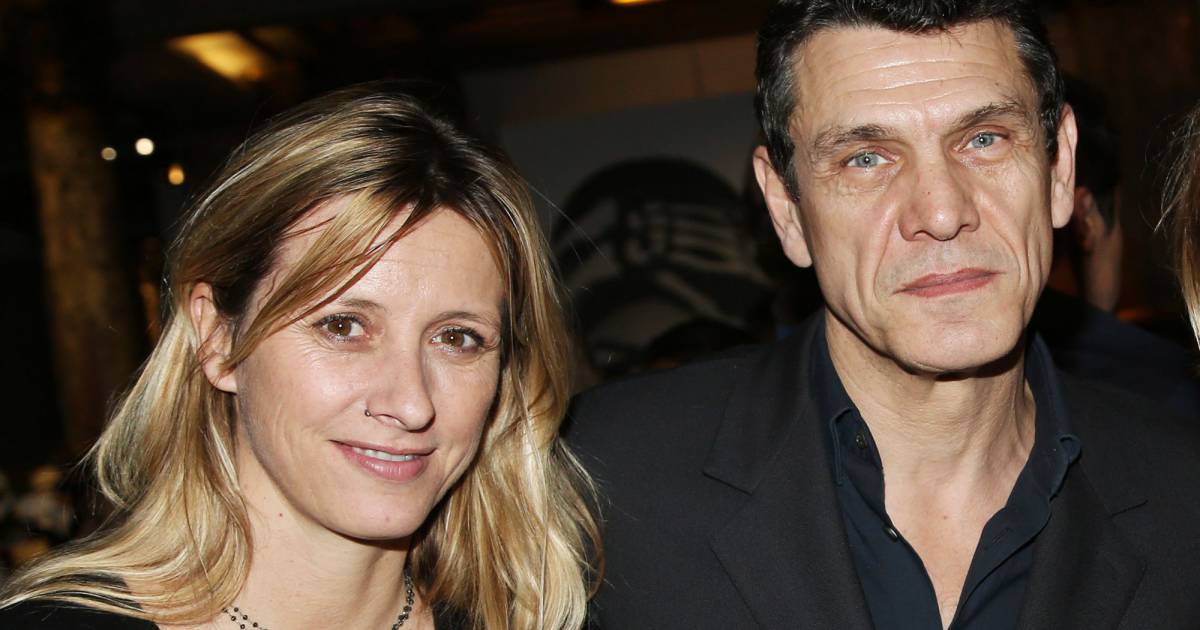 Marc Lavoine avec sa femme Sarah - Le chanteur Marc Lavoine inaugure sa ...
