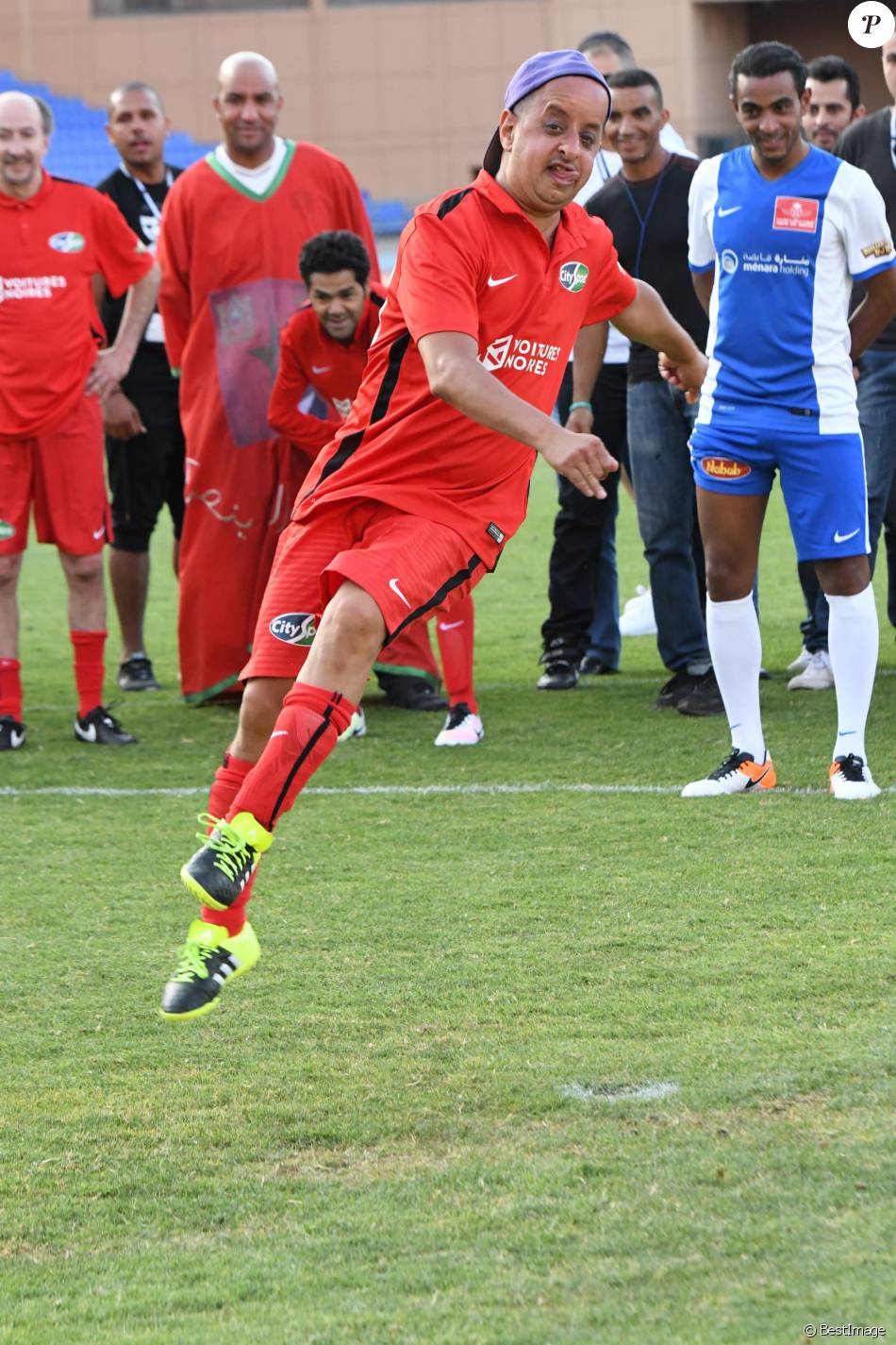 Booder au Charity Football Game 2016 au festival Marrakech du Rire. Le ...