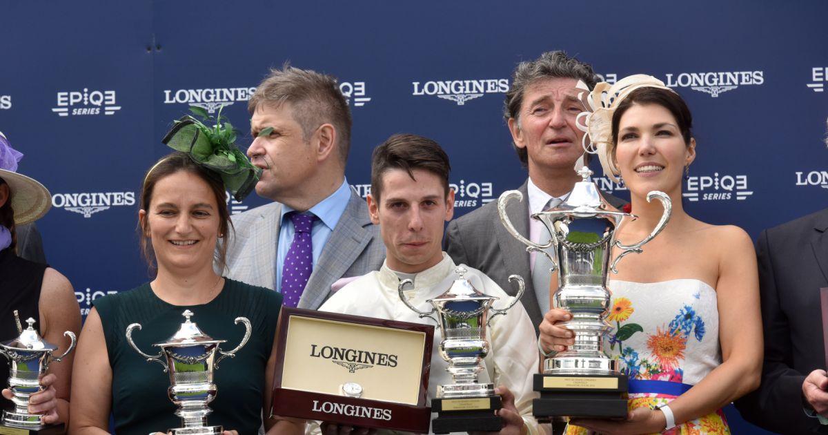 Cristian Demuro (La Cressonnière) vainqueur du Prix de Diane Longines ...