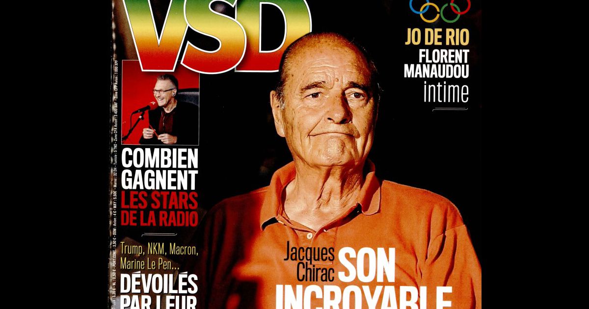 Couverture du magazine VSD du 4 au 10 août 2016 - Purepeople