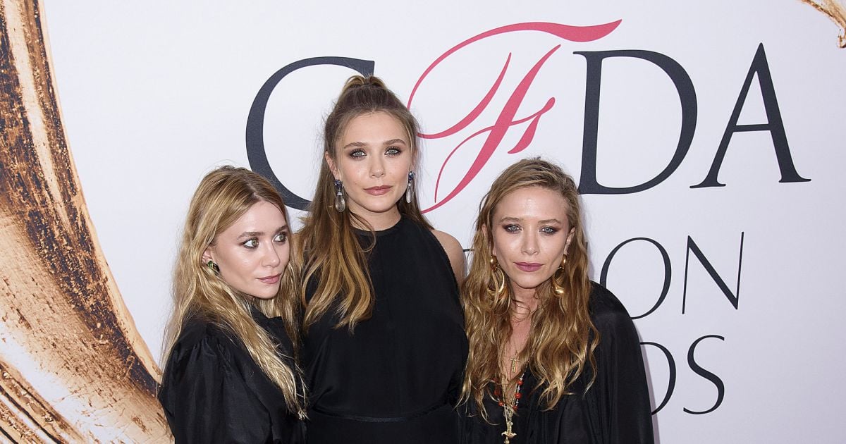 Les soeurs Ashley Olsen, Elizabeth Olsen et Mary-Kate Olsen lors des CFDA Fashion Awards 2016 à ...