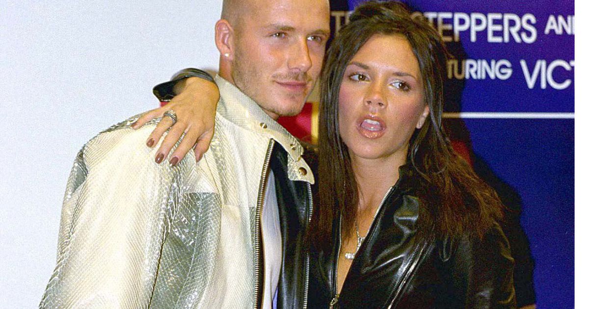 Victoria Adams et David Beckham à Londres le 14 août 2000 - Purepeople