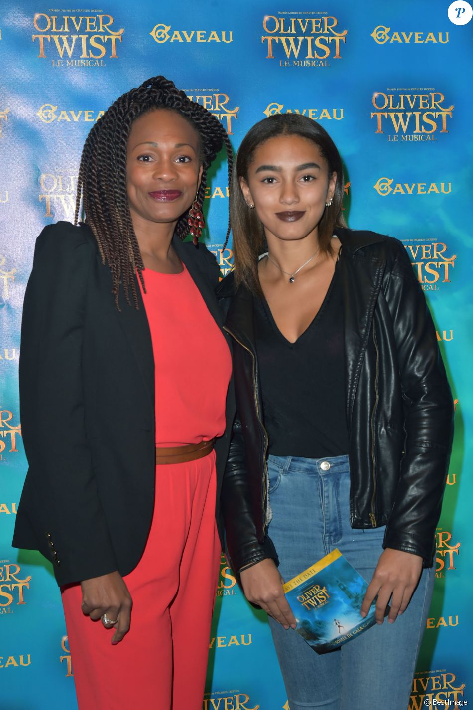 Laura Flessel-Colovic et sa fille Leïlou Colovic - Première de la ...