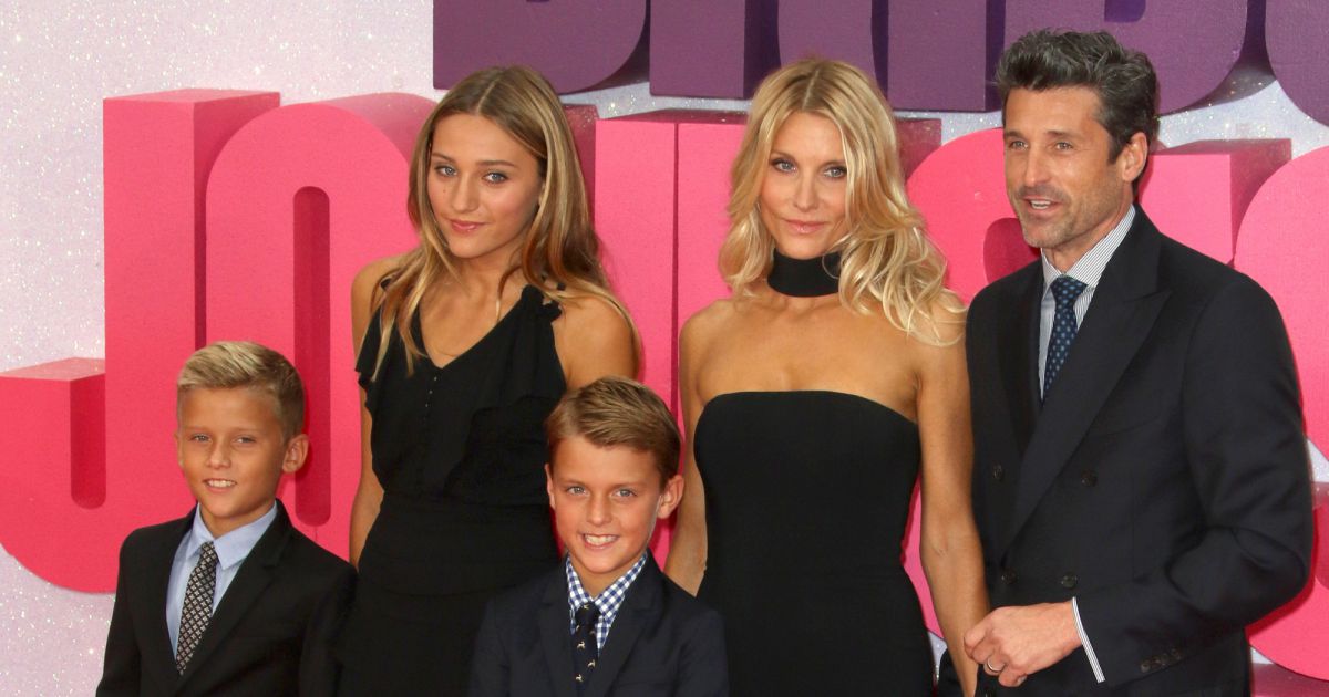 Patrick Dempsey, sa femme Jillian Dempsey et leurs enfants Darby Galen ...