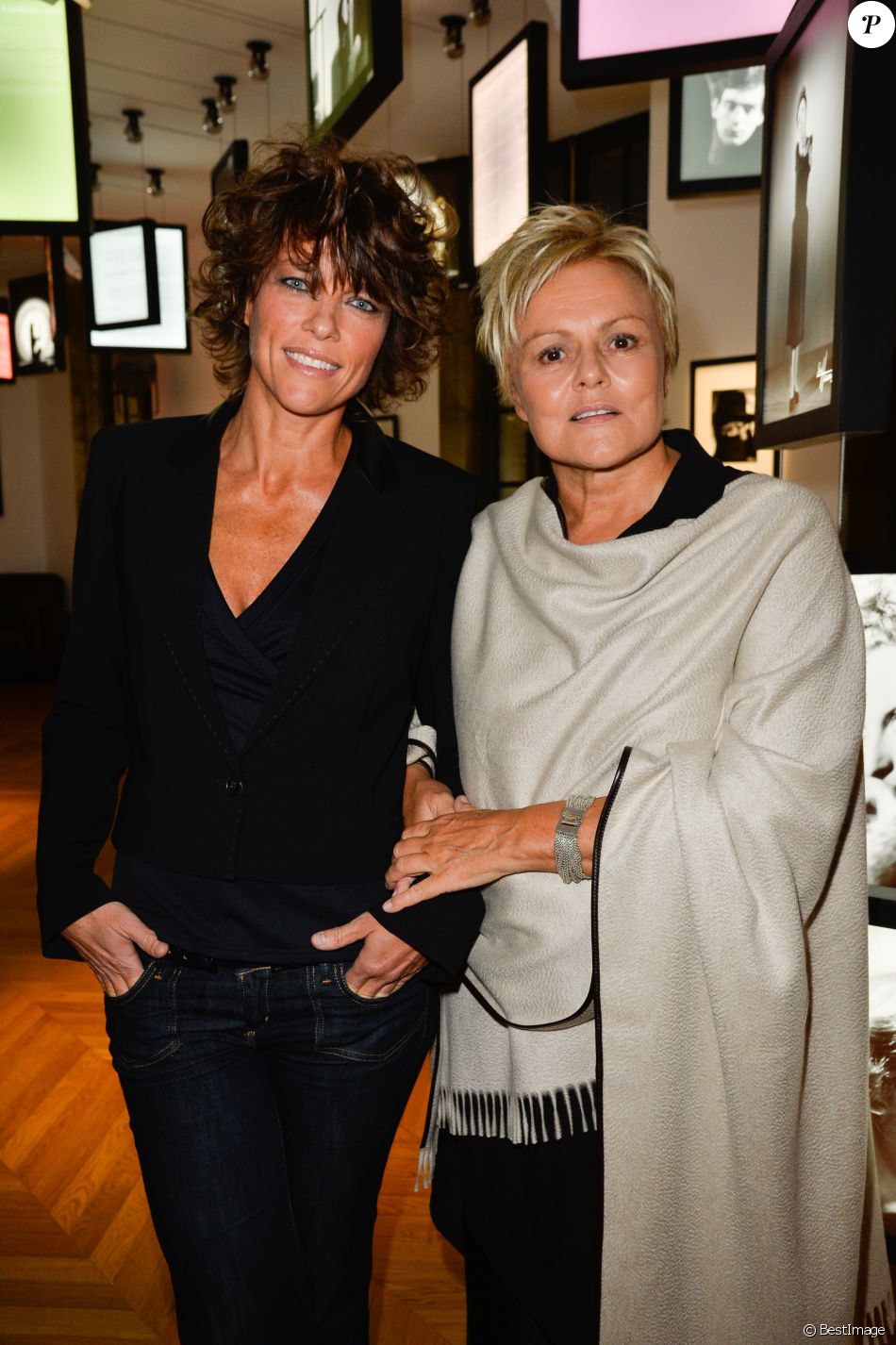 Exclusif - Anne Le Nen et Muriel Robin - Soirée de la présentation du ...
