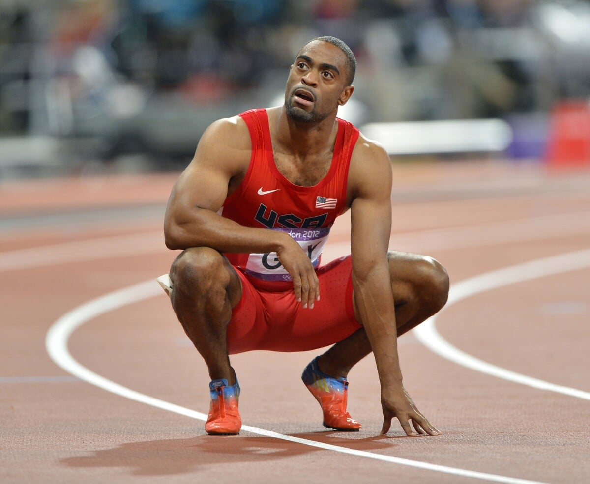 Photo : Tyson Gay à Londres le 5 août 2012. - Purepeople