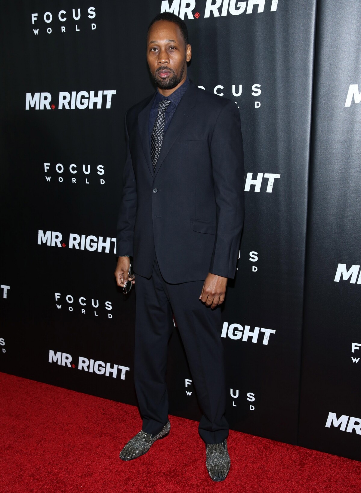Photo : RZA lors de la première de "Mr. Right" à New York, le 6 avril ...