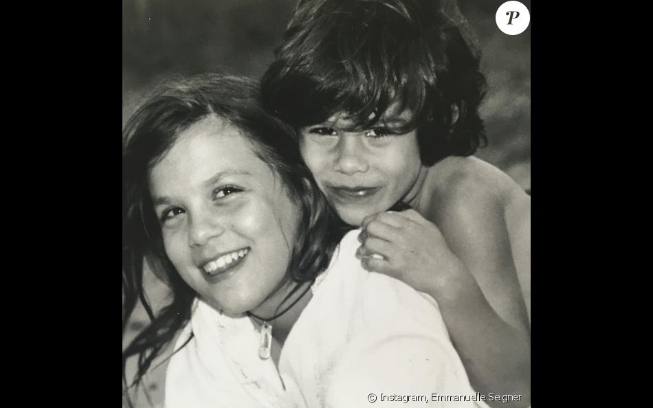 Emmanuelle Seigner dévoile ses enfants Morgane et Elvis Polanski lorsqu ...