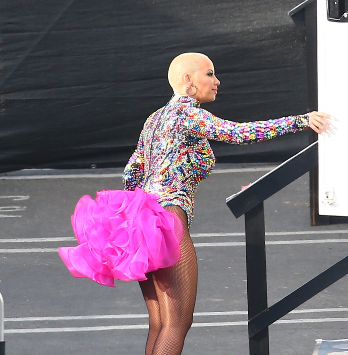 Photo : Amber Rose dans les studios de 'Dancing With The Stars' à Los ...