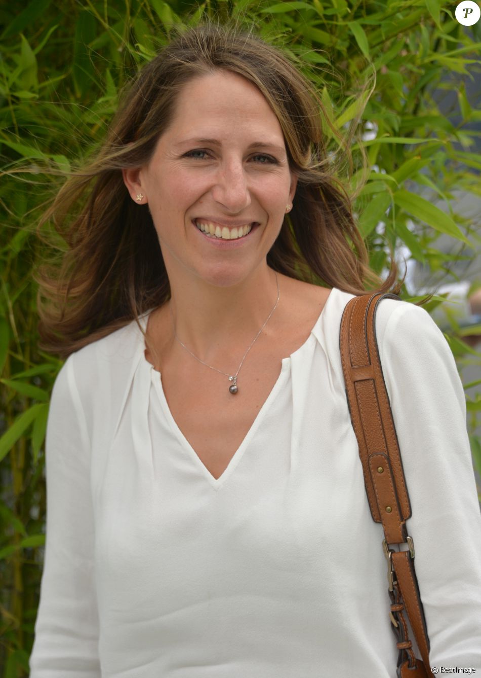 Maud Fontenoy à l'université d'été du Medef à Jouy-en-Josas, le 26 août ...